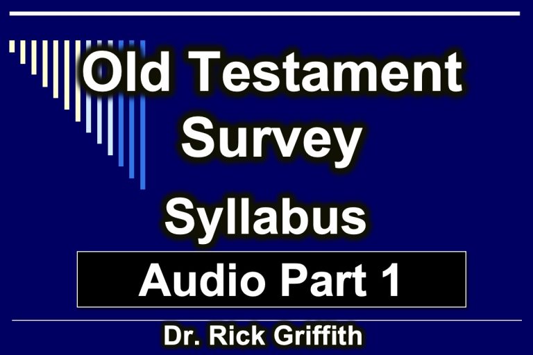 OT Survey – Bible Study Downloads