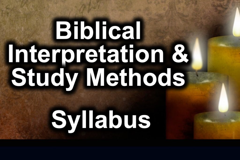 Bible Study (Hermeneutics) – Bible Study Downloads