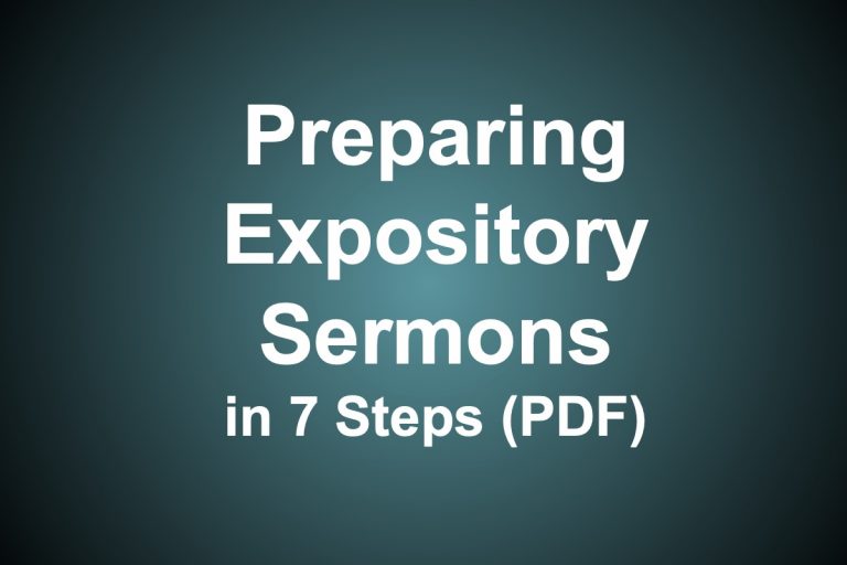 Preaching (Homiletics) – Bible Study Downloads