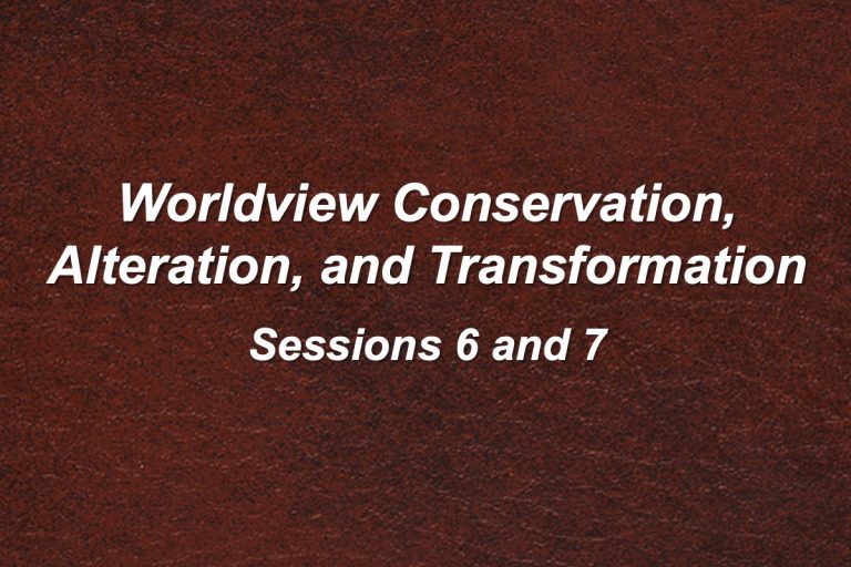 Worldviews – Bible Study Downloads